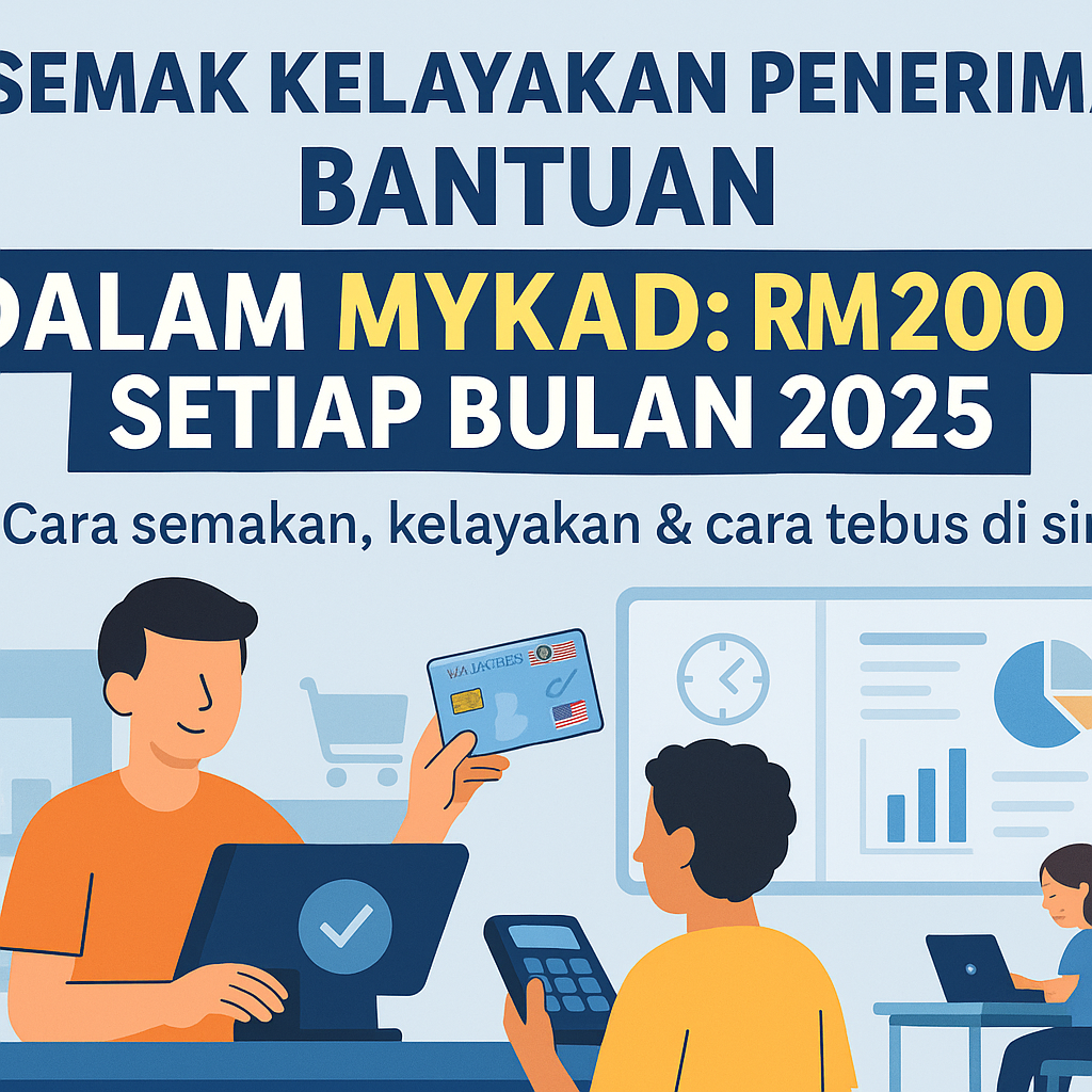 SEMAK KELAYAKAN PENERIMA BANTUAN DALAM MYKAD: RM200 Sebulan Bermula 2025 - CIKGU DIGITAL " Ïnfo ...