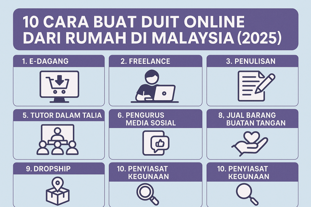 10 Cara Buat Duit Online dari Rumah di Malaysia (2025) - CIKGU DIGITAL ...