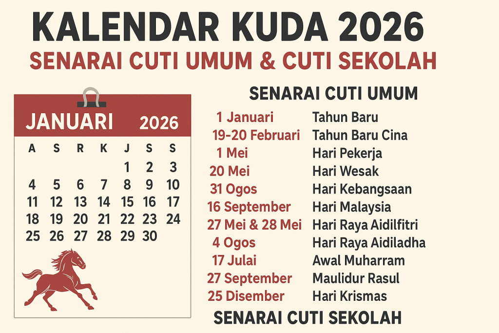 Jadual Lengkap Cuti Umum Malaysia 2026 (Bulan demi Bulan) - CIKGU ...