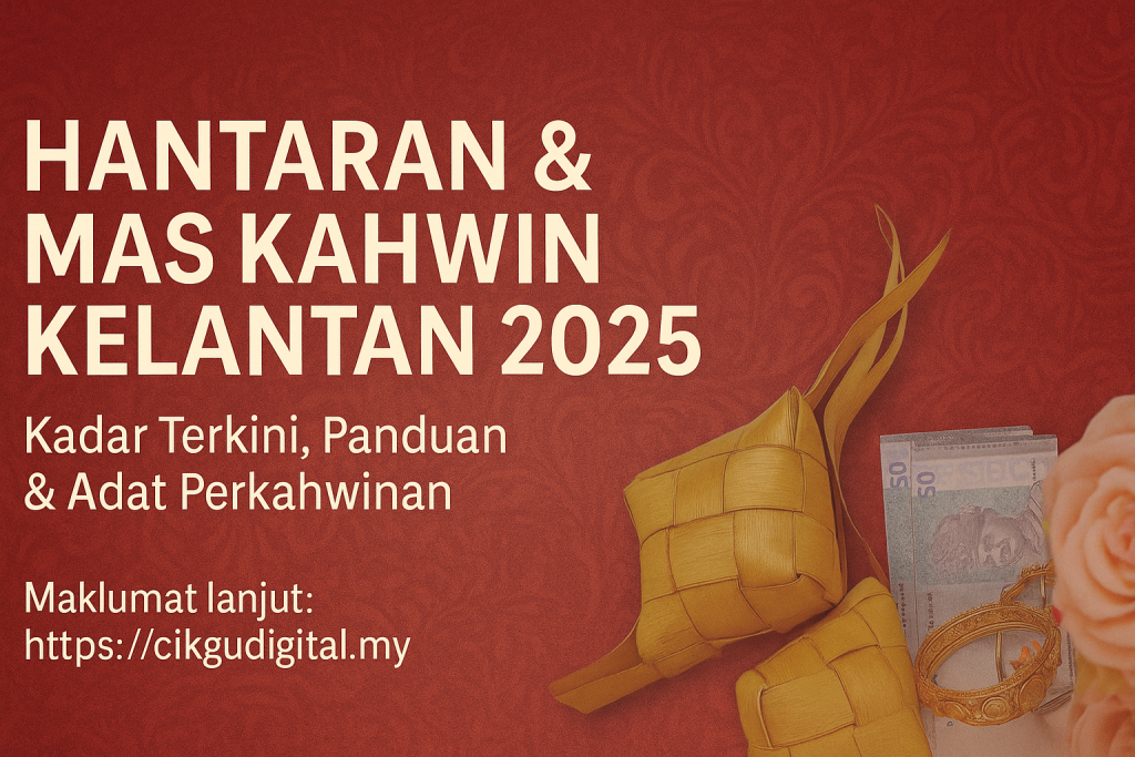 Hantaran & Mas Kahwin Kelantan 2025: Kadar Terkini, Panduan & Adat ...