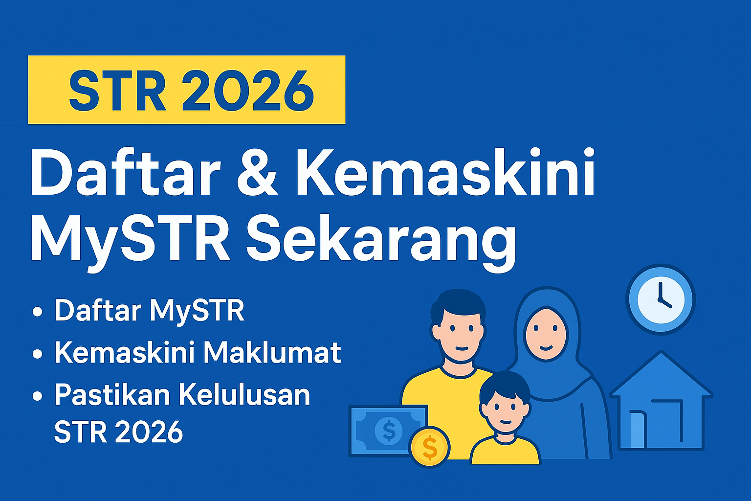 STR 2026: Cara Daftar MySTR & Kemaskini Sumbangan Tunai Rahmah - CIKGU DIGITAL " Ïnfo Padat dan ...