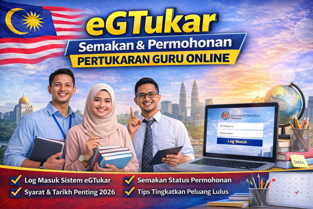 eGTukar: Semakan & Permohonan Pertukaran Guru Online (Panduan Lengkap ...