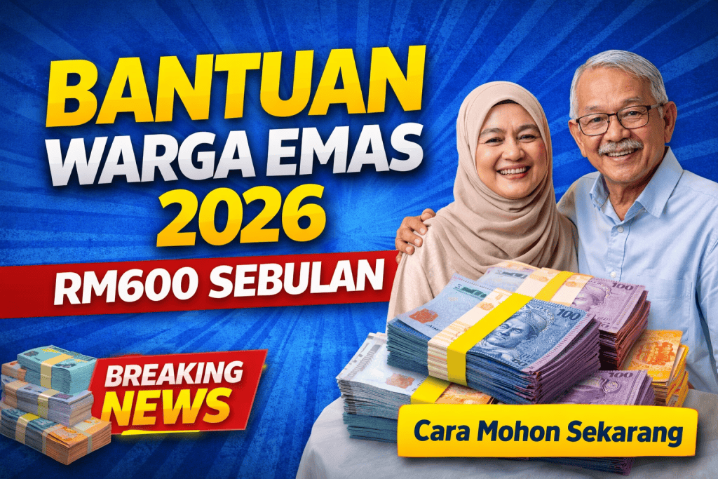 Ramai Tidak Tahu, Bantuan Warga Emas 2026: RM600 Sebulan? Ini Cara ...