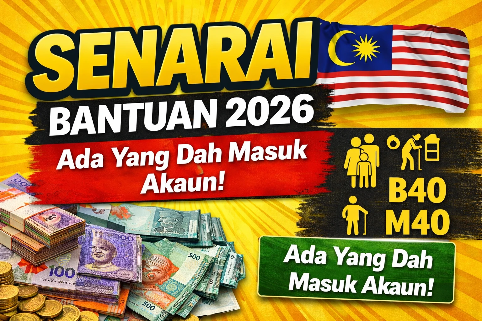 Senarai Penuh Bantuan Kerajaan 2026 – Ada Yang Dah Masuk Akaun - CIKGU ...